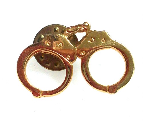 Gold Tone Handcuffs Tie Tac Pin K3 | eBay