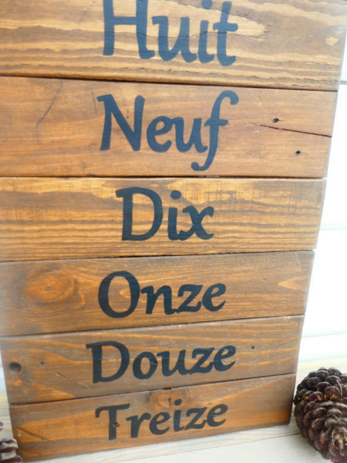 French Boules Wooden Scoreboard / Pentaque / | Grelly UK