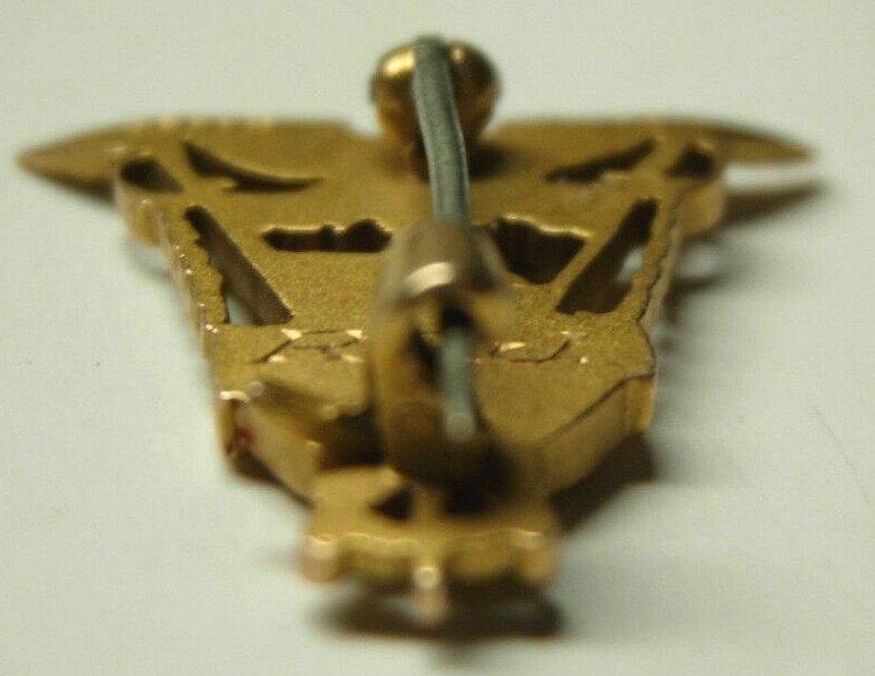 1922 USNA Naval Academy 14K Gold Class Pin - Named "RRJ. ". | eBay