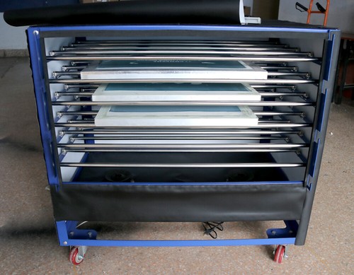 Vertical Screen Printing Drying Cabinet 6 Layers Screen Frame Dryer 2 ...