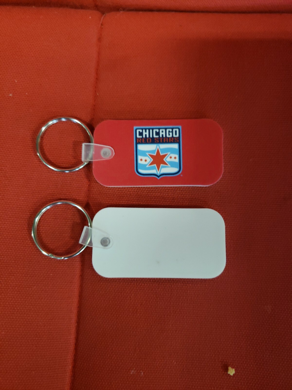 (1) New Chicago Red Stars NWSL National Women's Soccer League keychain ...