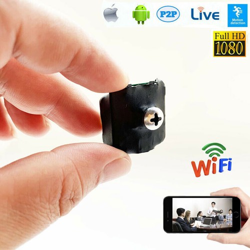 WIFI Wireless Screw HD Lens tiny mini micro smallest camera recorder ...