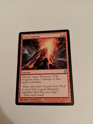 Magic the Gathering MTG Peak Eruption (132) Theros Card | eBay