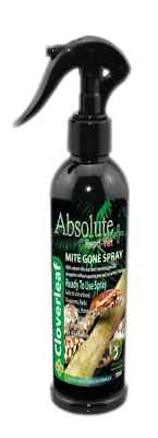 Cloverleaf Absolute Reptile Mite Gone Spray 100ml Reptile Snake Mite ...