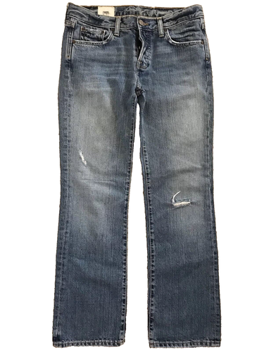 RUEHL 925 Greenwich Mens Distressed Ripped Jeans Size 28 Blue Denim ...