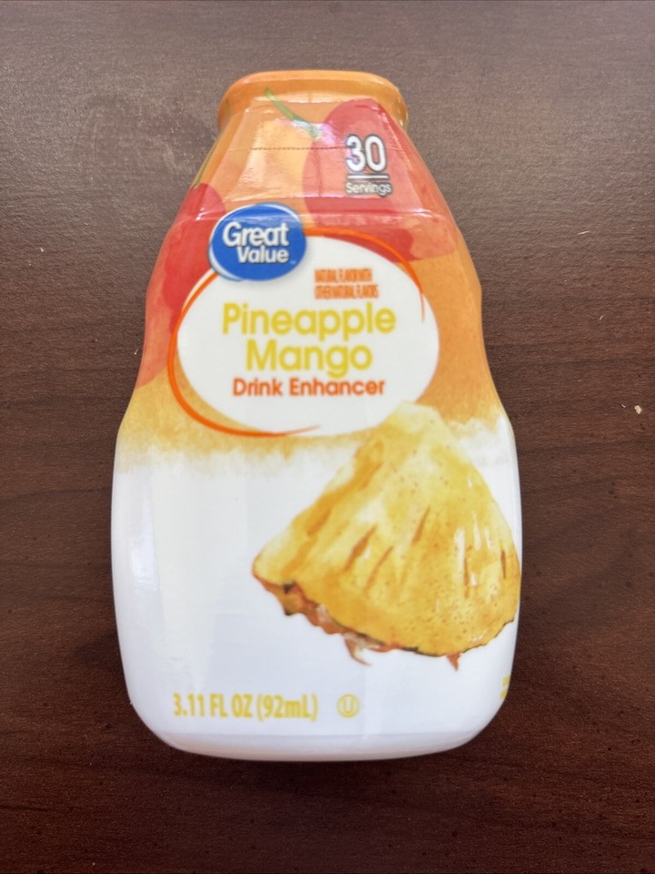 Great Value Pineapple Mango Liquid Water Drink Enhancer 3.11 oz | eBay