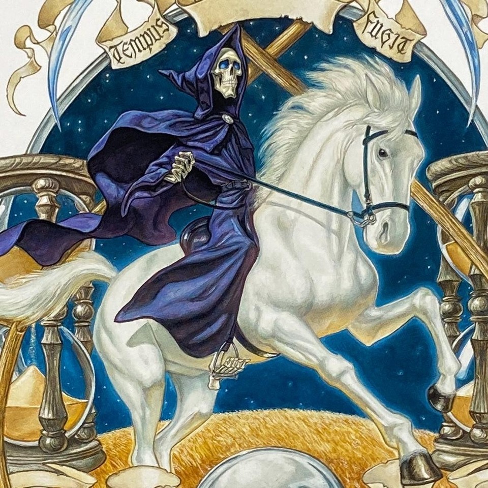 Death & BINKY Gerahmt Art Terry Pratchett, Discworld, Paul Kidby | eBay