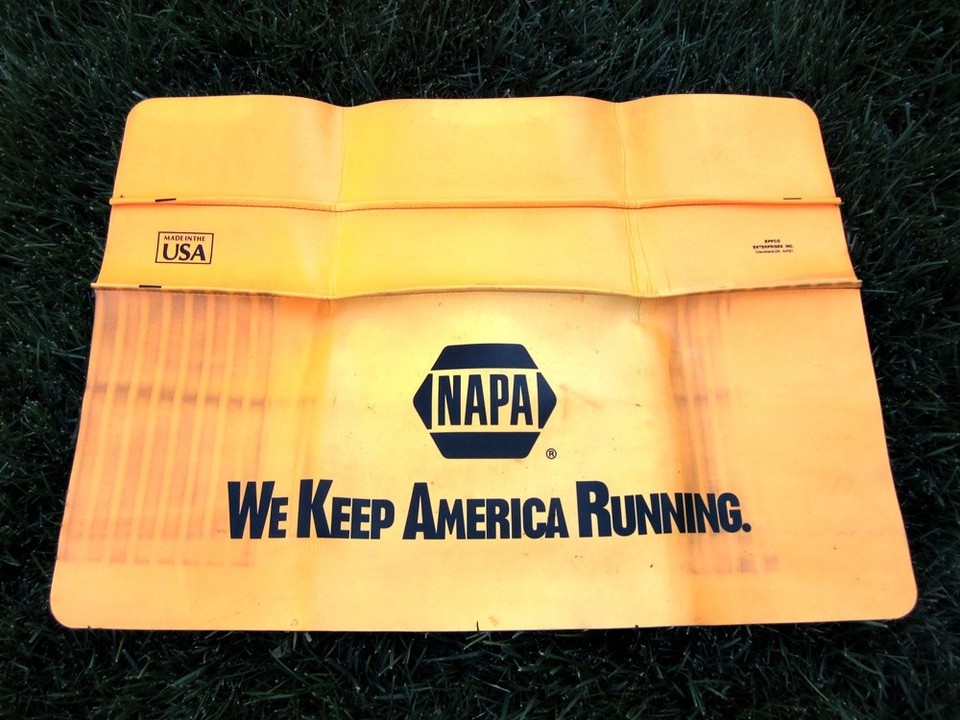Vintage NAPA Auto Parts Fender Cover We Keep America Running Neon ...