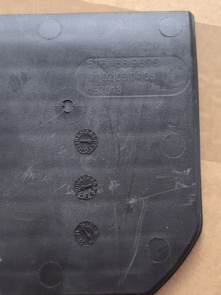 BMW 5 SERIES G30 G31 CENTRE CONSOLE STORAGE INSERT TRAY MAT 5116 ...