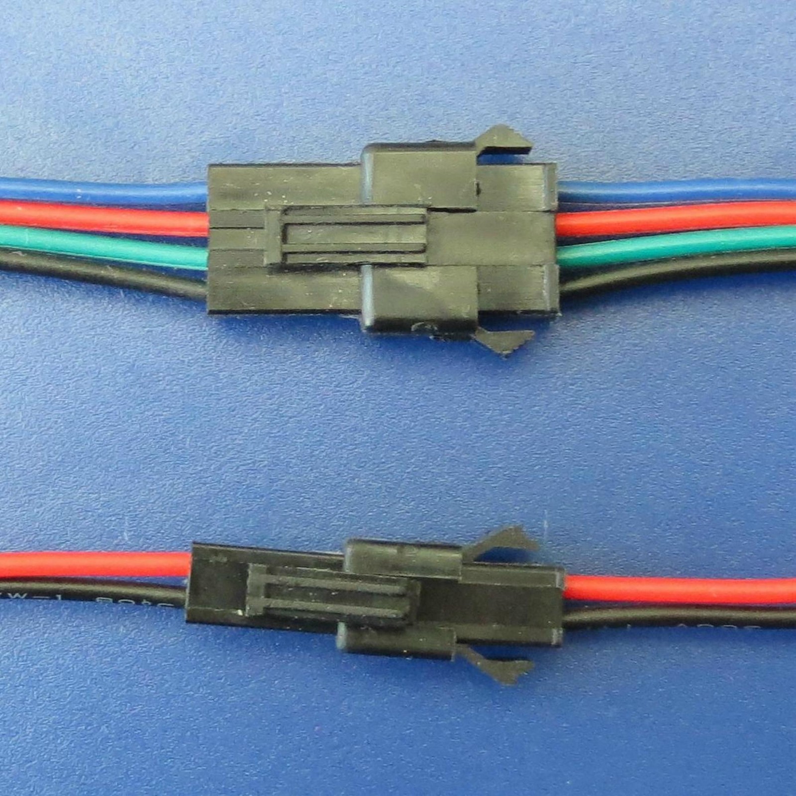 LED Anschluss Kabel Leitung Stecker Male Female 2 3 4 5 6 polig RGB ...