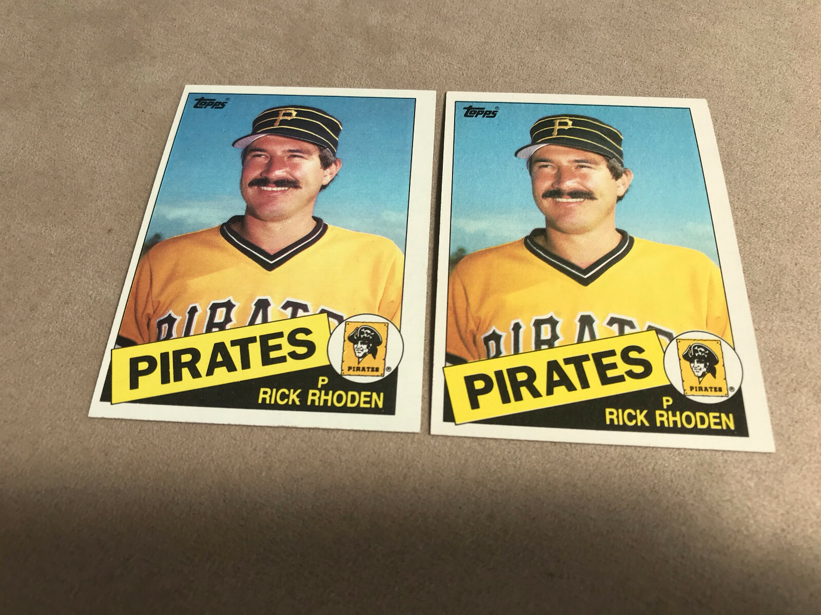 1985 Topps Baseball Card #695 Rick Rhoden Pittsburgh Pirates Nm/Mt Free ...