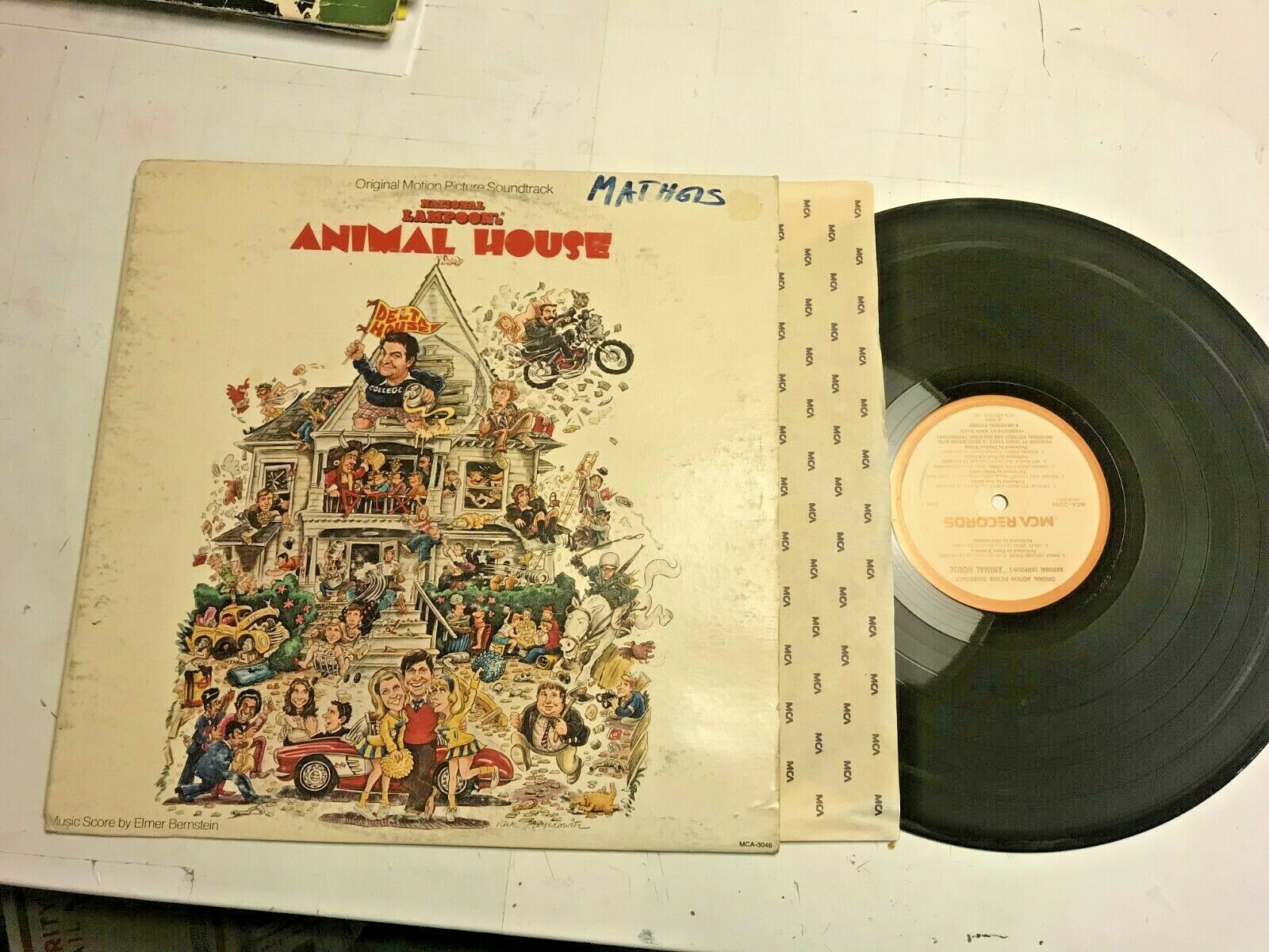 animal house soundtrack ost lp vinyl mca-3046 1978 frat party john ...