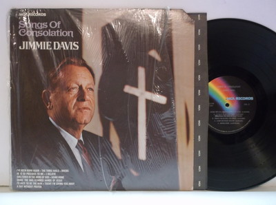 Jimmie Davis - Songs of Consolation VINYL LP RECORD 1970 Gospel | eBay
