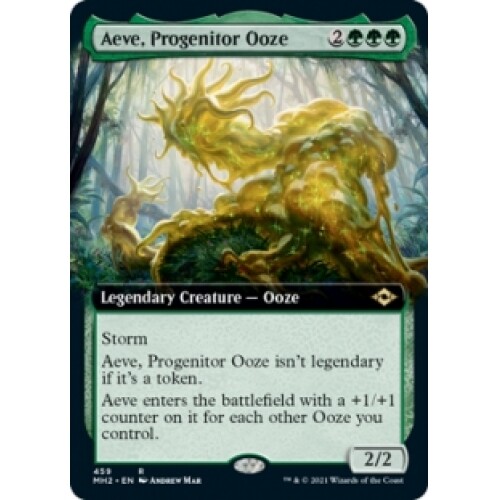 Aeve, Progenitor Ooze (extended Art) X4 M/NM Magic MTG Modern Horizons ...