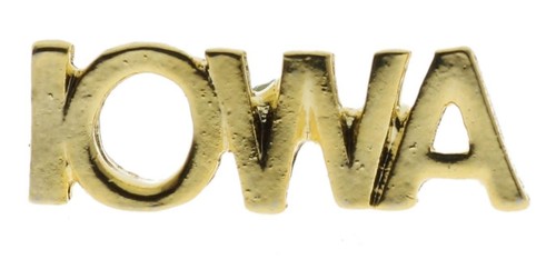Iowa State Of Script Hat Or Lapel Pin AK706 F5D34N | eBay