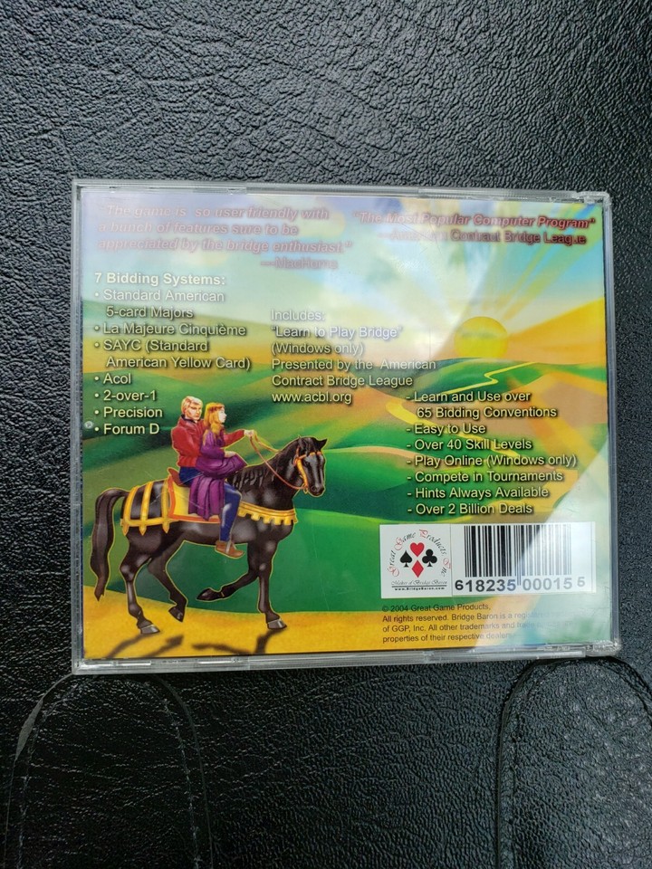 Bridge Baron 15-PC CD-ROM/Windows/MAC-2004 Great Game Products-complete ...