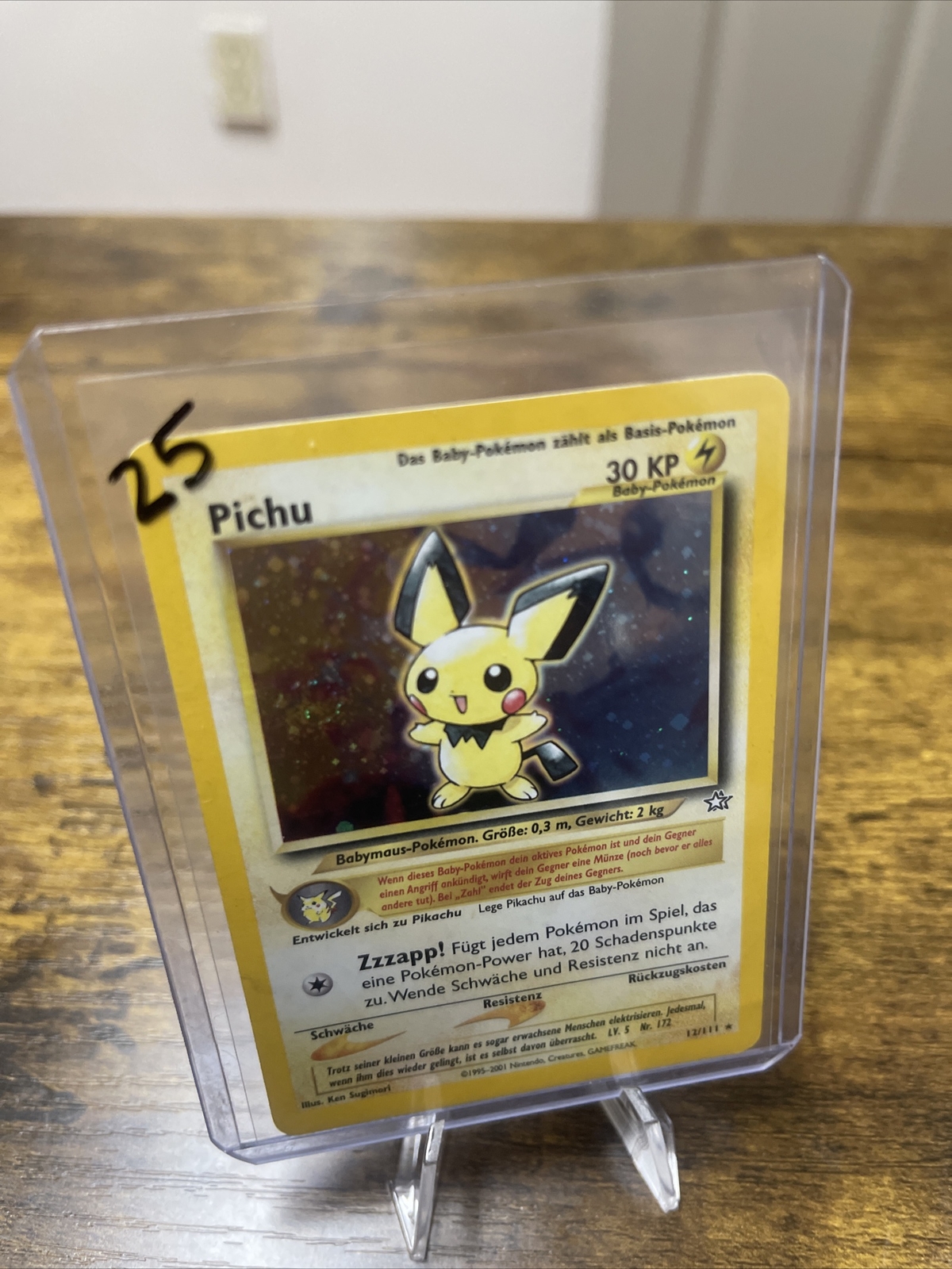 Pokémon TCG Pichu Neo Genesis 12/111 Holo Unlimited Holo Rare | eBay
