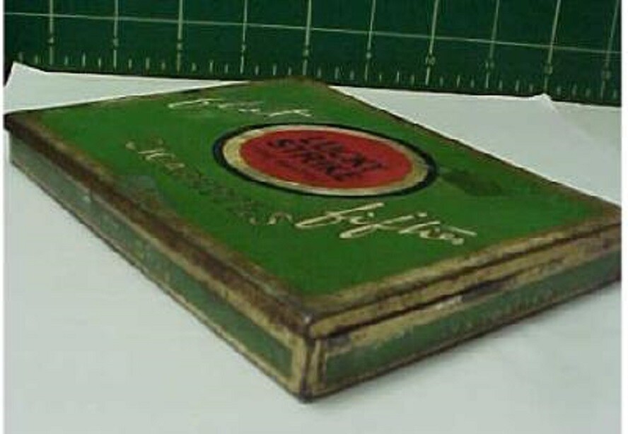 "LSMFT" LUCKY STRIKE FLAT FIFTIES CIGARETTE TIN | eBay