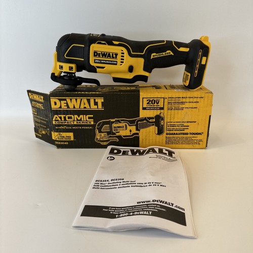 DEWALT ATOMIC 20V MAX Oscillating MultiTool Brushless Cordless TOOL ...