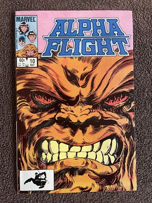 ALPHA FLIGHT #10 (Marvel, 1984) John Byrne ~ Sasquatch vs Super-Skrull ...