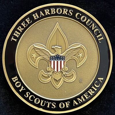 Boy Scouts of America BSA Three Harbors Council Challenge Coin | eBay