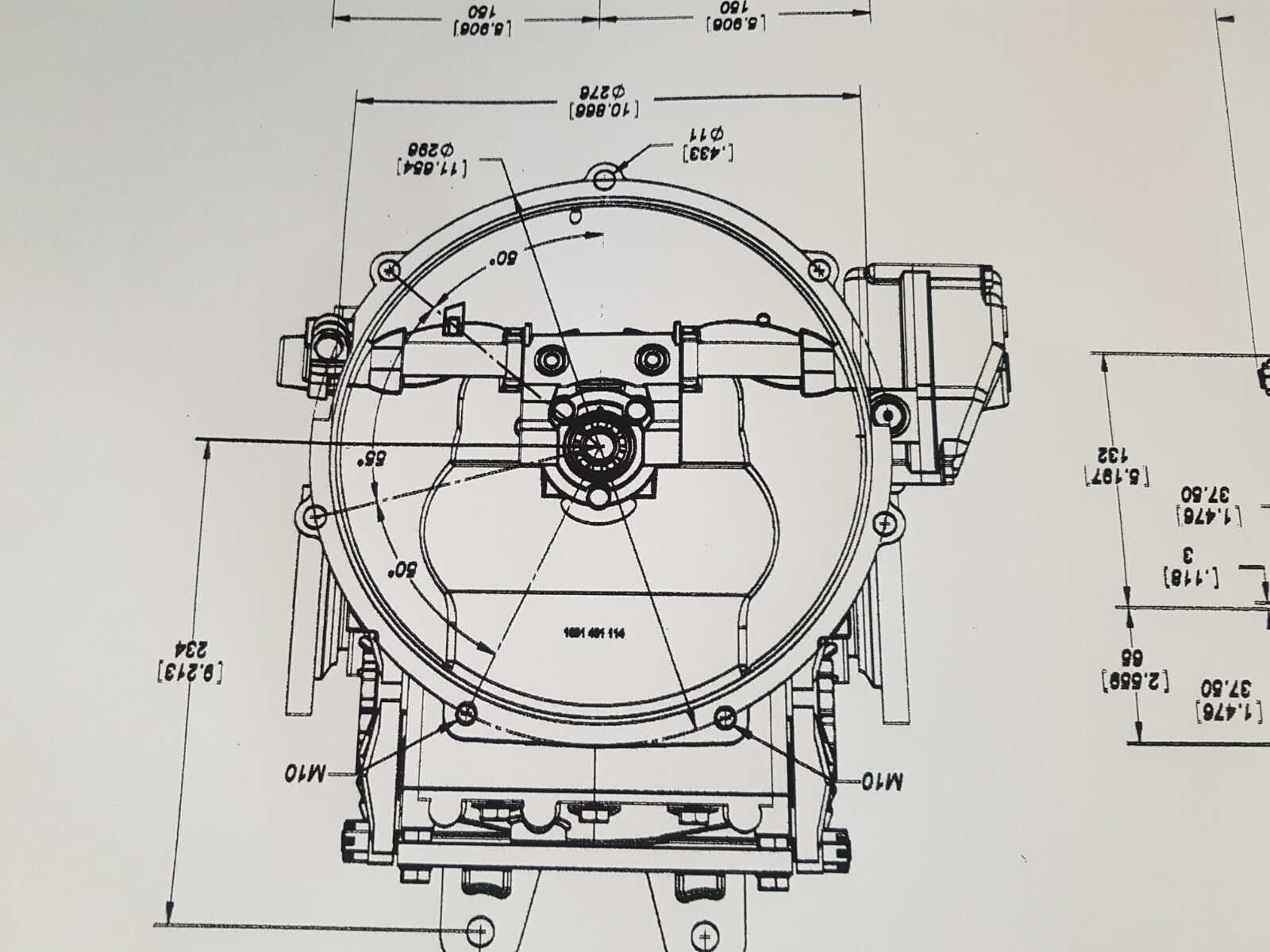 Ford GT 40 gearbox blueprint drawing A2 size | eBay