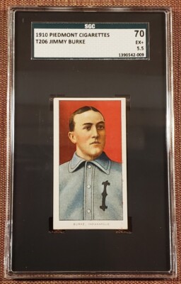 1909 Piedmont 350 Jimmy Burke Pirates Cardinals White sox Baseball Card ...