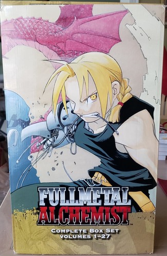 FullMetal Alchemist Complete English Manga Box Set Vol 1-27 with Novel ...
