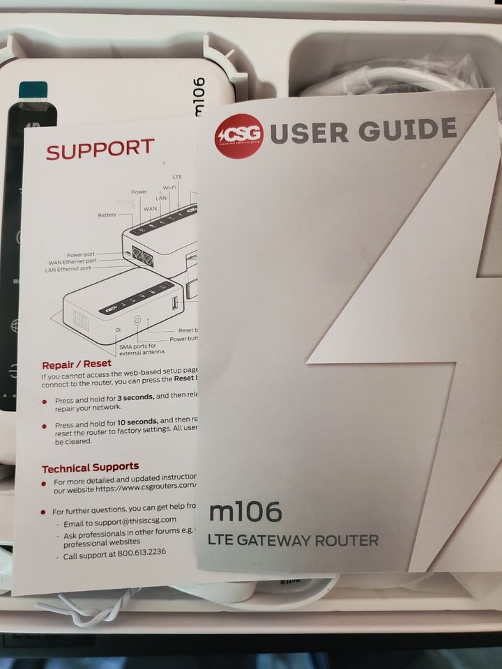 CSG M106 LTE Portable Wireless Gateway Router - Verizon [NEW-SEALED] | eBay