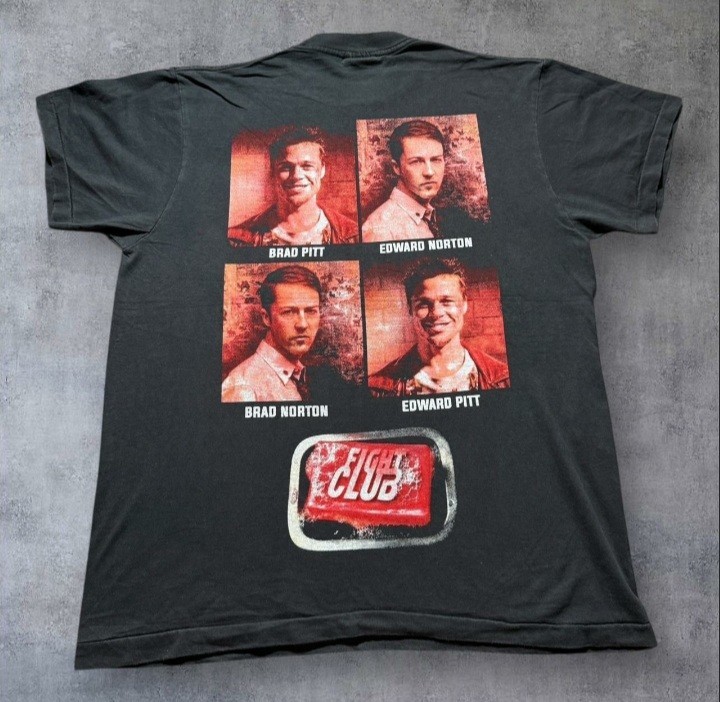 vintage changes tag 90s promo fight club shirt | eBay
