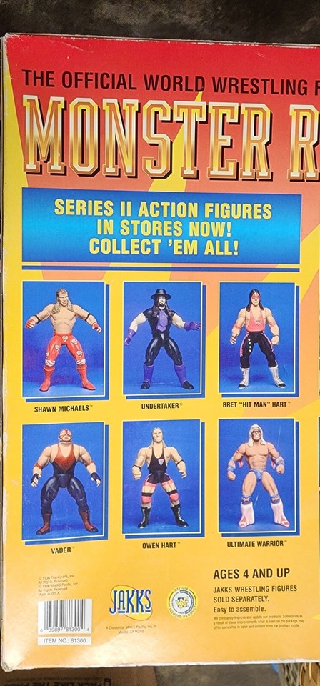 The Official World Wrestling Federation WWF Monster Ring New In Box | eBay