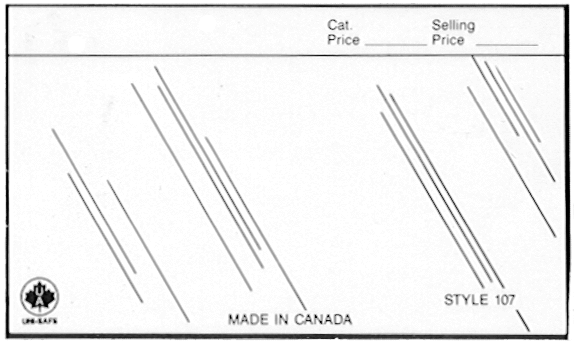 Dealer's "Glassine # 4" Red Storage Box (holds #4 Glassine Envelopes ...