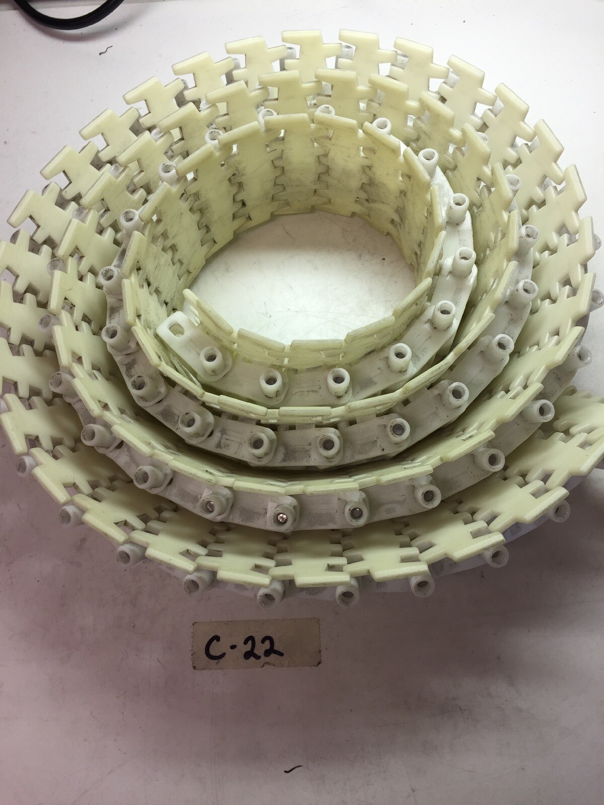 FlexLink Conveyor Chain Belt Used 8 Ft. Used | eBay