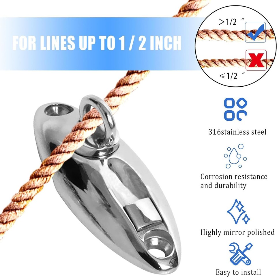 2pcs Quick Release Fender Hanger Set Bimini Top Deck Hinge For Pontoon ...