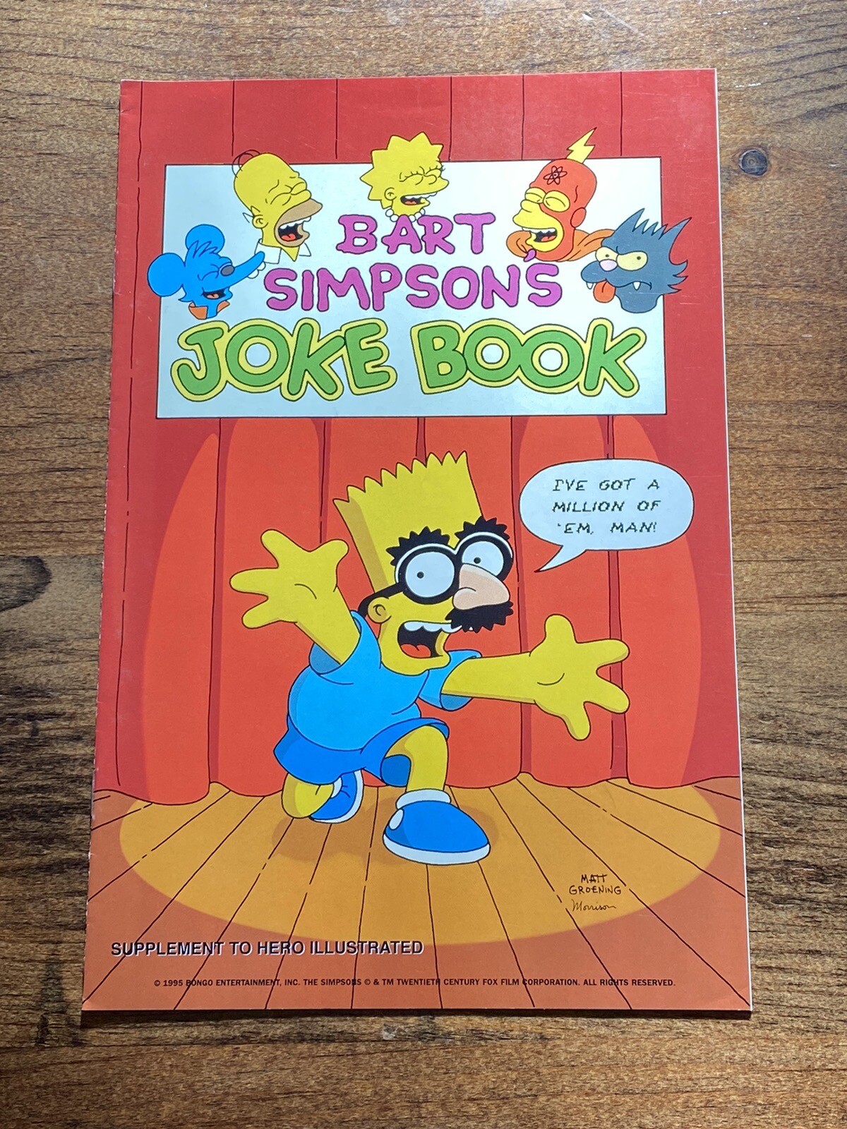 Bart Simpsons Joke Book #1 Bongo Comics Combined Shipping MORE | eBay