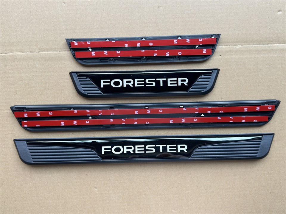 For Subaru Forester Accessories Door Scuff Sill Cover Plate Protector ...