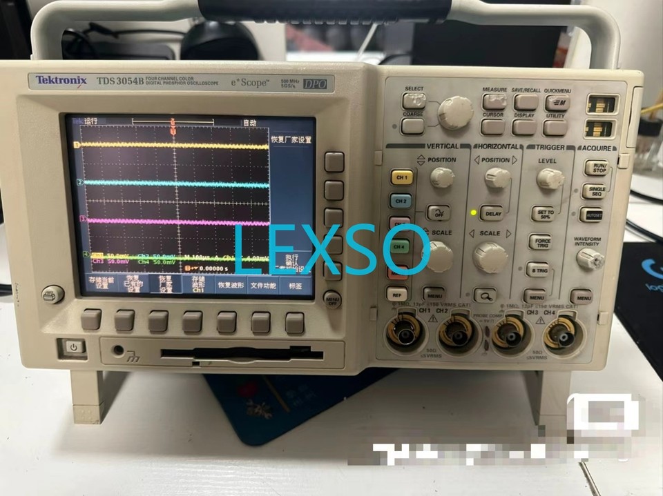 Tektronix TDS3054B 4CH DPO Oscilloscope 500MHz 5GSa/s | eBay