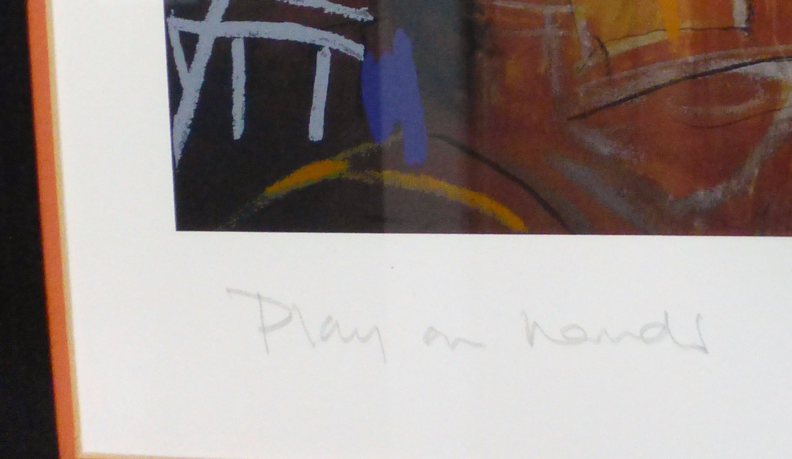 RONNIE WOOD " play on hands " Mick Jagger HAND SIGNED ROLLING STONES ...