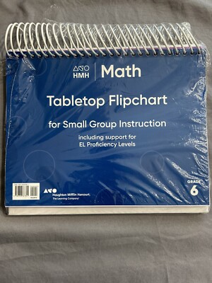 HMH Math Tabletop Flipchart for Small Group Instruction NEW Grade 6 NEW ...