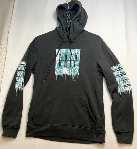 Brooklyn Clothing hoodie sweater mens small long sleeve Drip gray | eBay