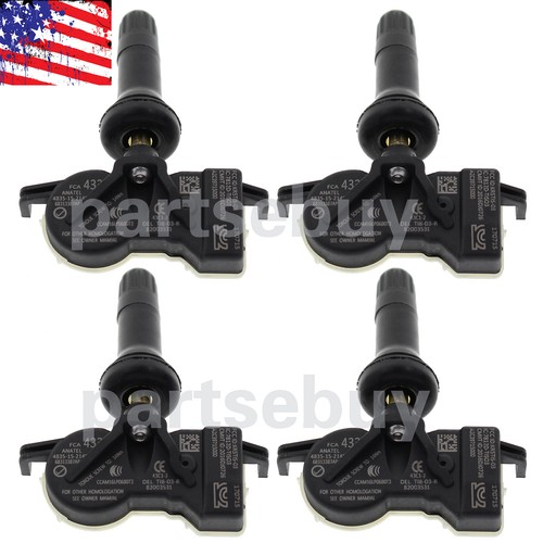 Set of 4 NEW 68313387AB TPMS Tire Air Pressure Monitor Sensors ...