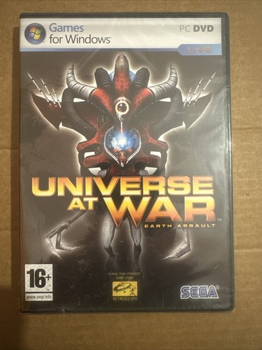 New (sealed)Universe At War Earth Assault PC DVD Games For Windows 16 ...