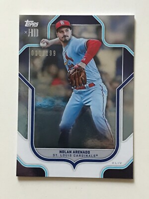 NOLAN ARENADO #40 - 2023 TOPPS X SHOW OUT - J-ROD SILVER FOIL /199 ...