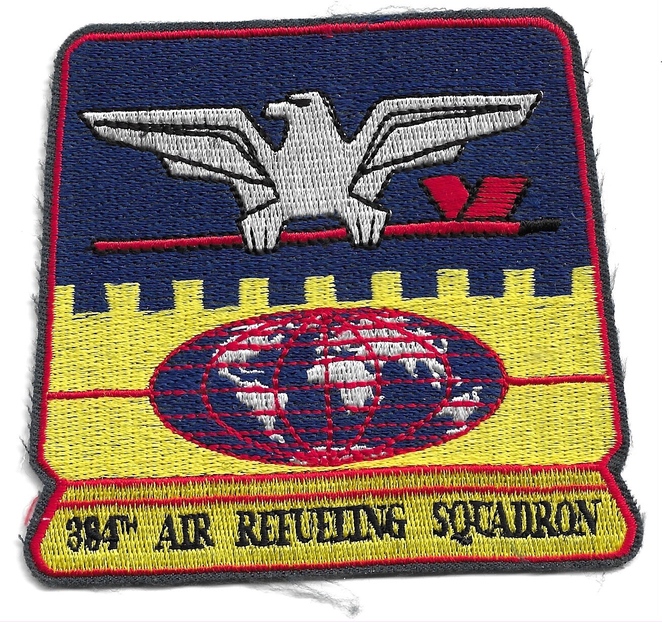 USAF PATCH 384 AIR REFUELING SQUADRON T2 US AIR FORCE SQUADRON PATCH | eBay