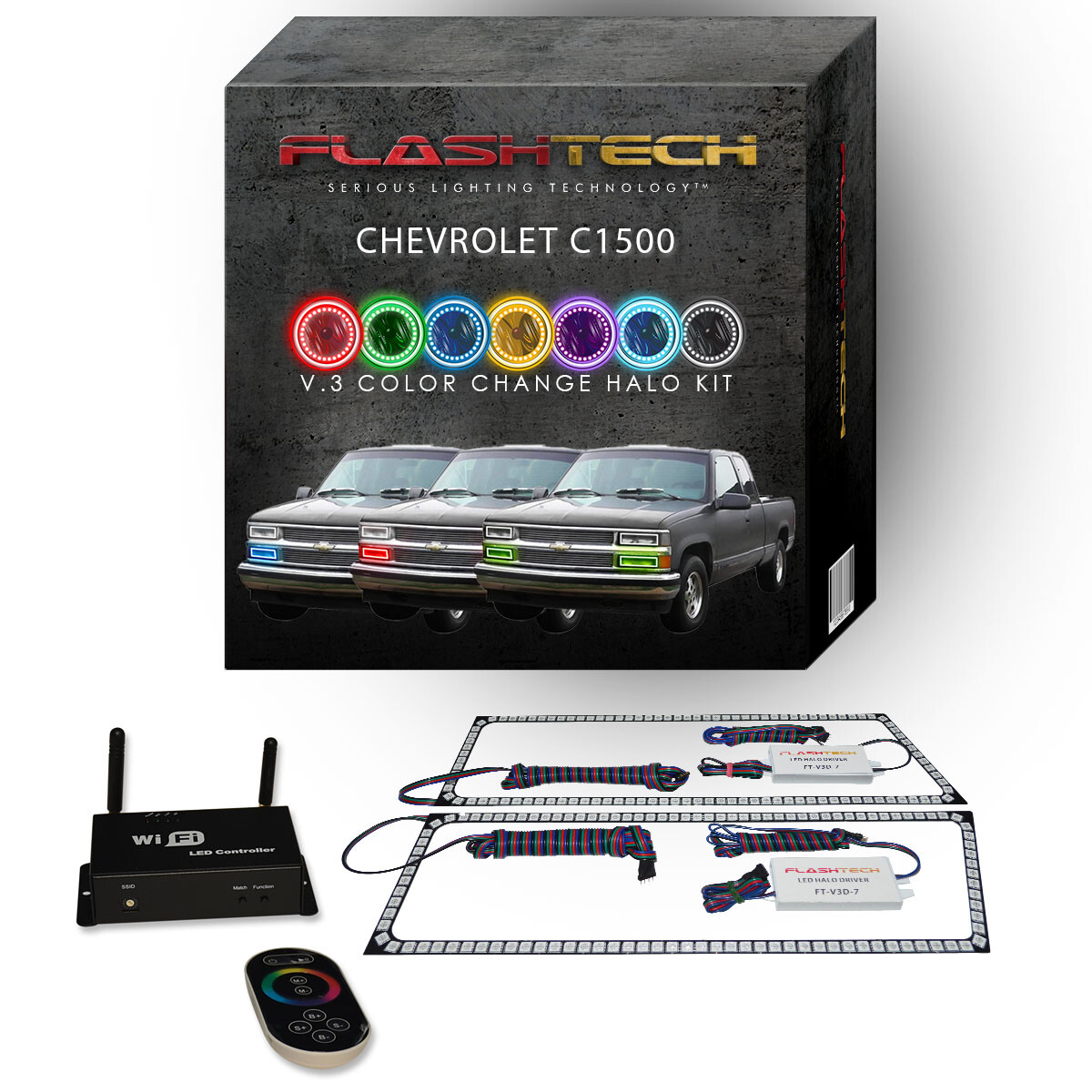 Color Changing Obs Silverado Halos