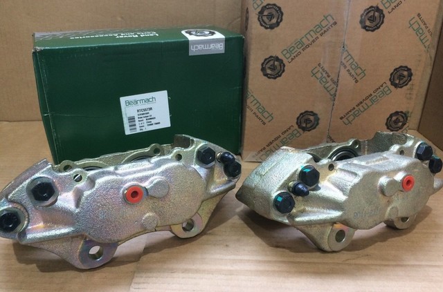 Front Brake Calipers for Land Rover Defender Td5 (solid Discs) Bearmach ...