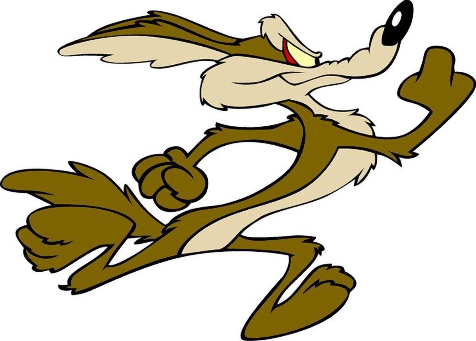 Buy Wile E Coyote Running Right Decal Sticker 3m Usa Truck Helmet ...