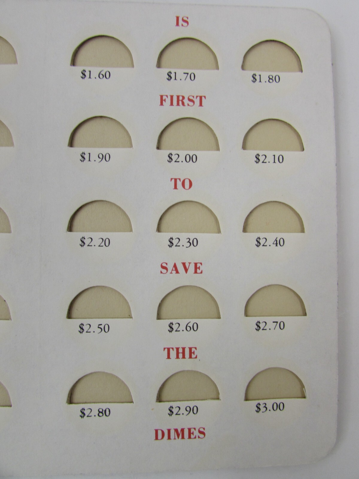 Vintage Dime Saver Card | eBay