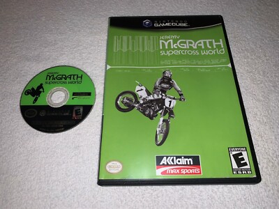 Jeremy McGrath Supercross World (Nintendo GameCube, 2002) Game in Case ...