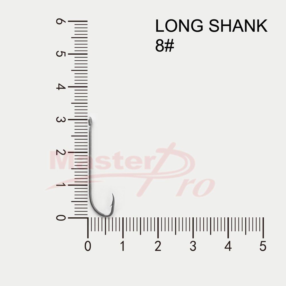 100 Pcs High Quality Long Shank Fishing Hooks, Fishing Tackle Special ...